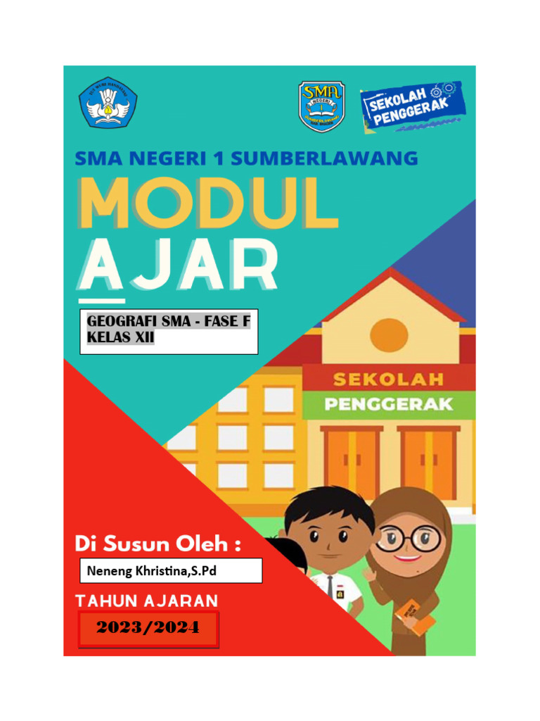 MODUL AJAR GEO 12 - Atid Tri W, S.PD | PDF