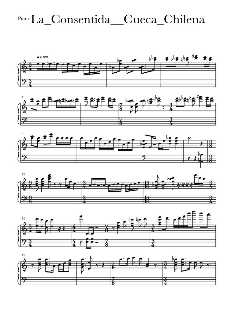 La Consentida Cueca Chilena | PDF