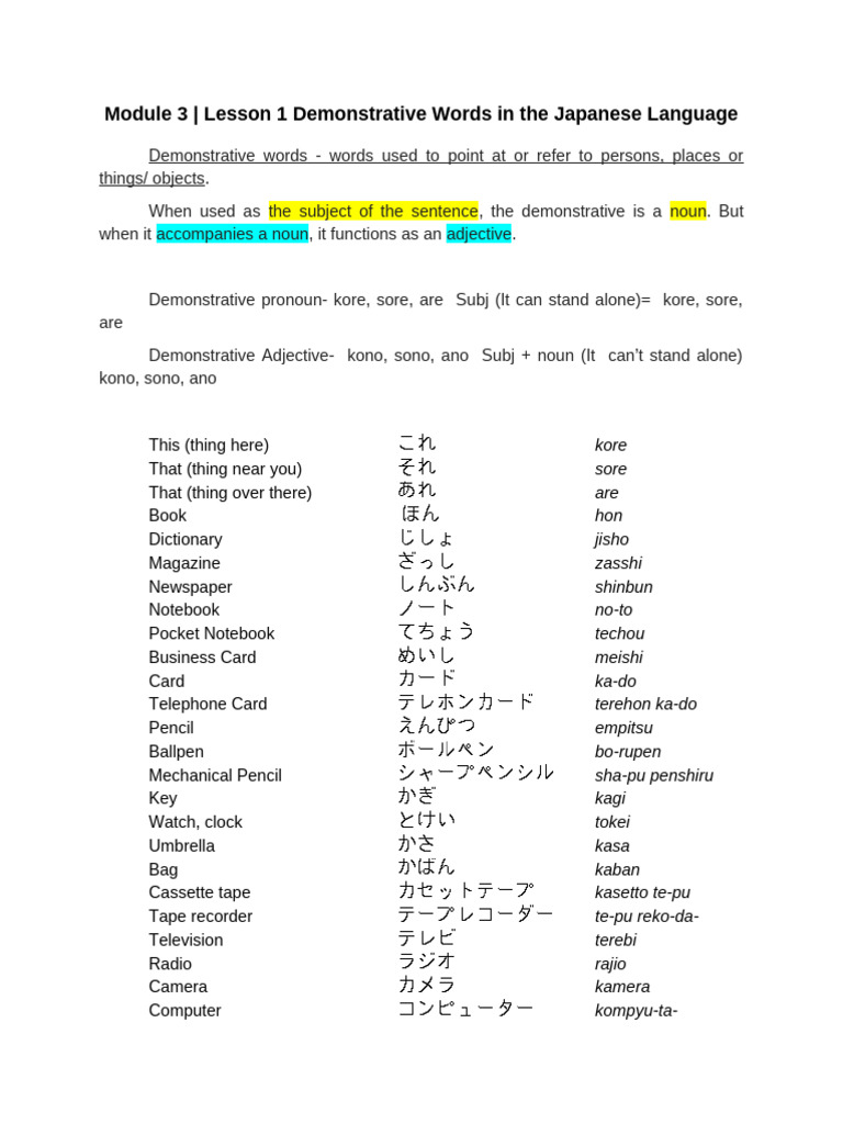 Module-3-and-Module-4-lesson-1 | PDF