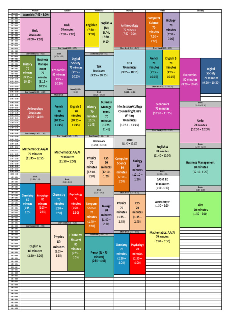 IBDP Timetable LGS JTi-DP1-v4 | PDF