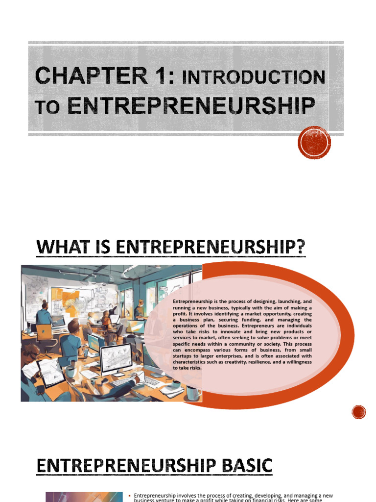 Introduction-to-Entrepreneurship | PDF