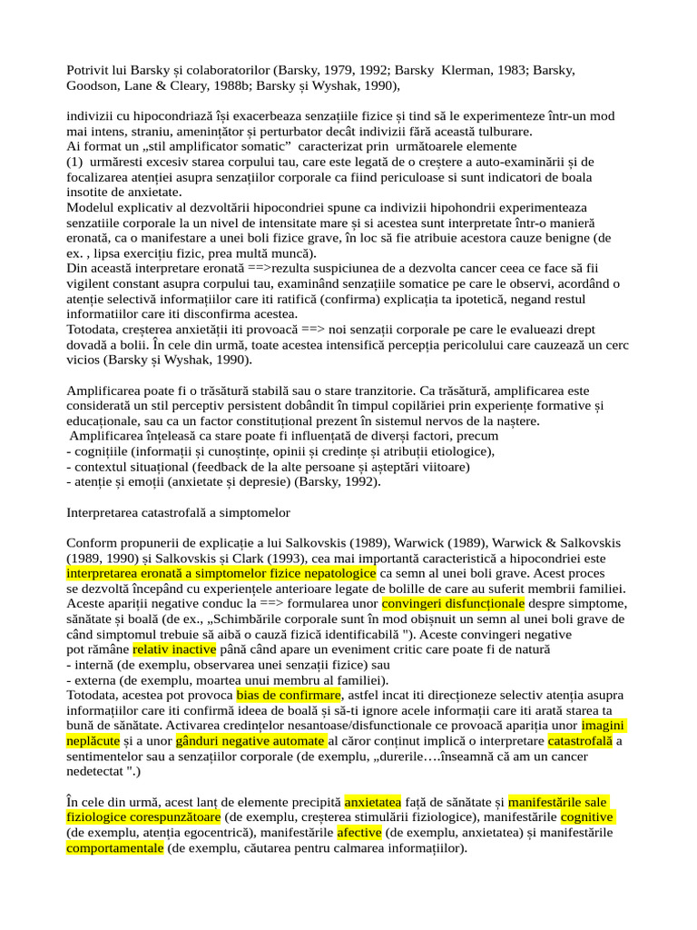 Ipohondria | PDF