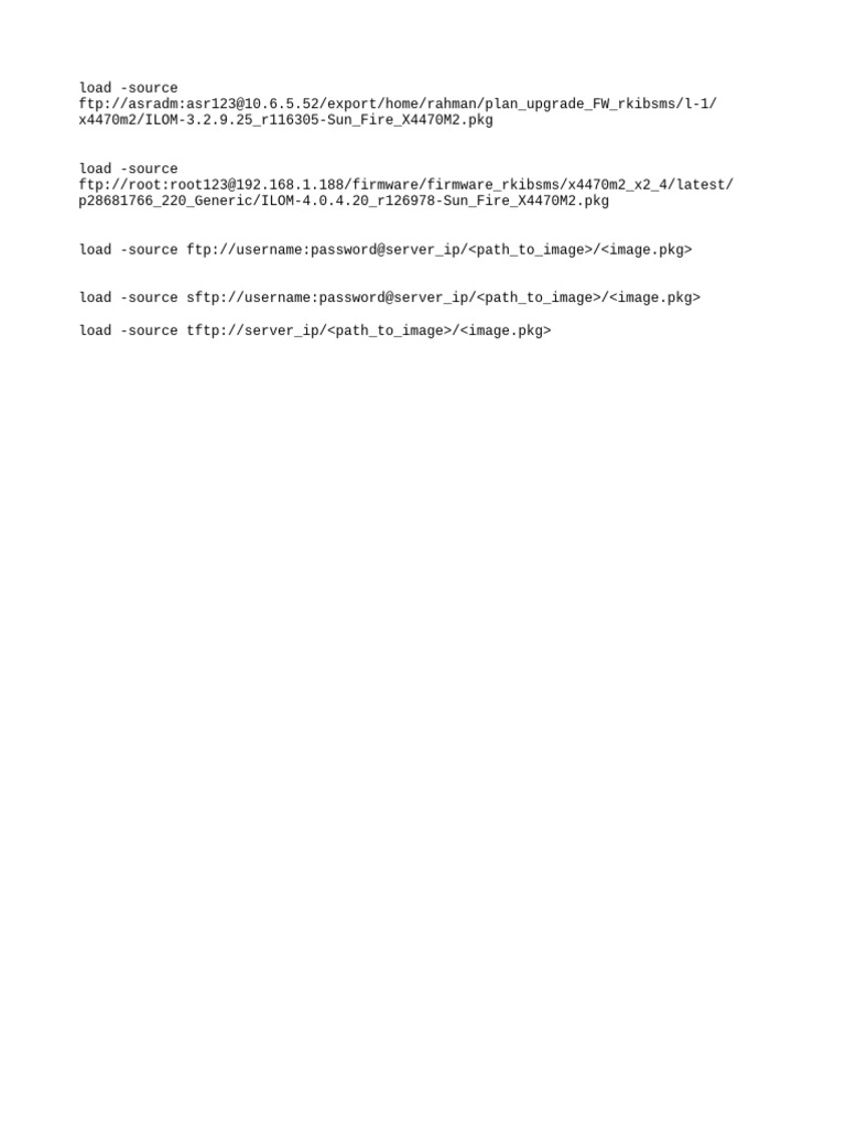 Upgrade FW by Cli | PDF