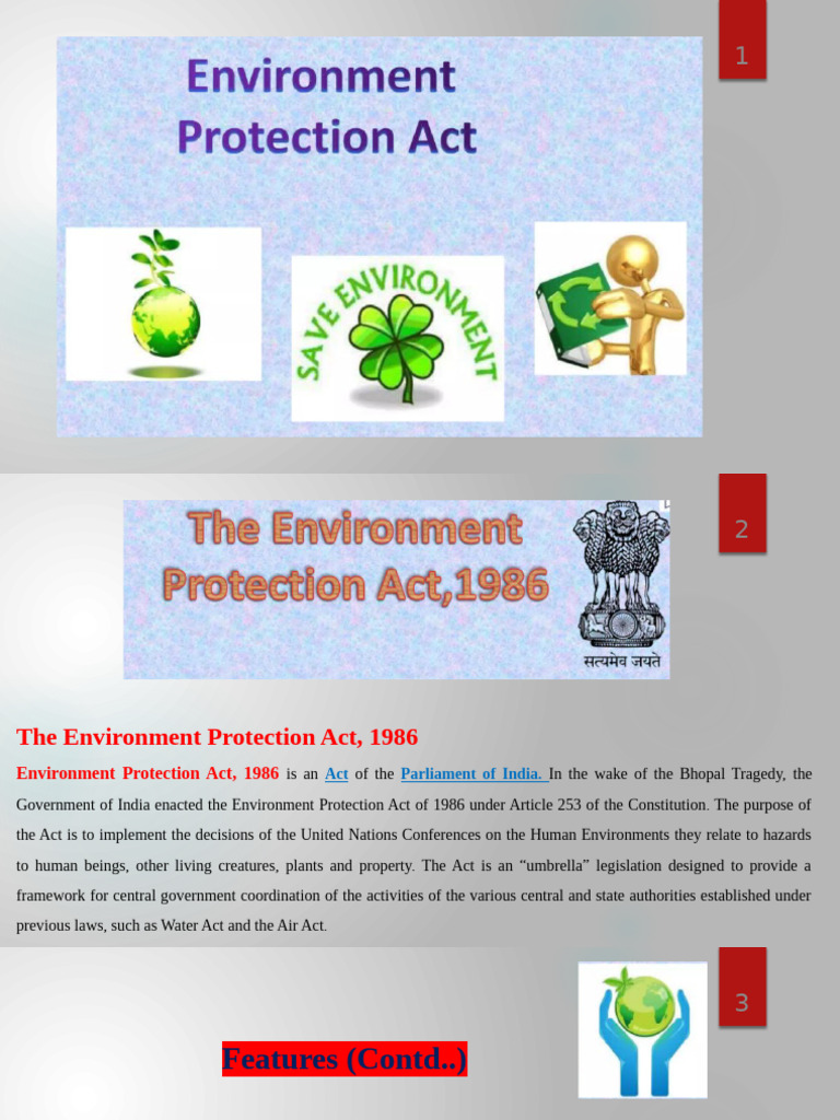 EVS Protection and Conservation Act | PDF