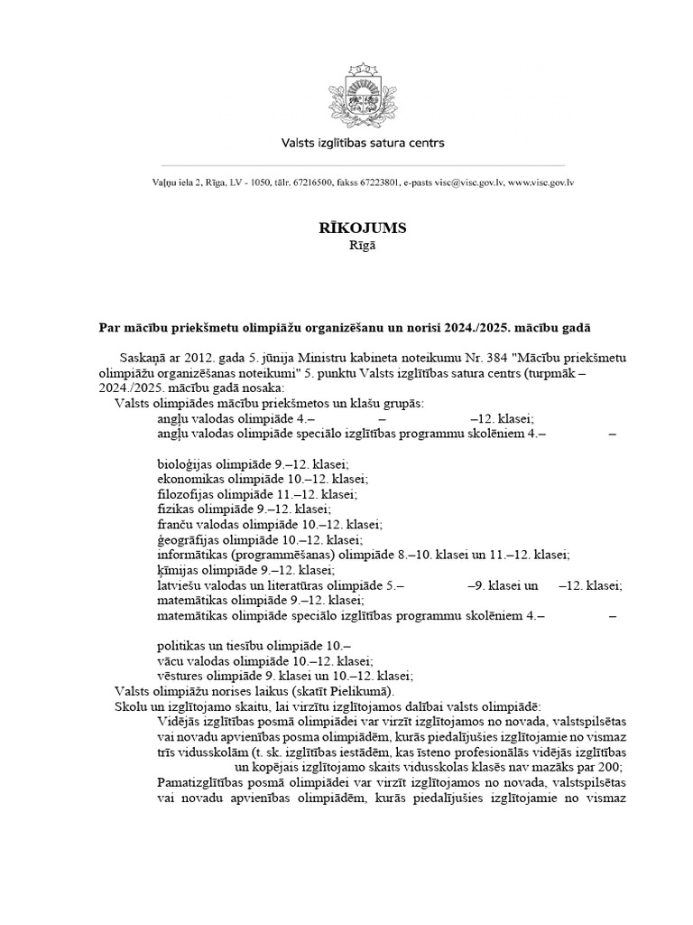 2024 2025 MG Olimp Org Nor | PDF