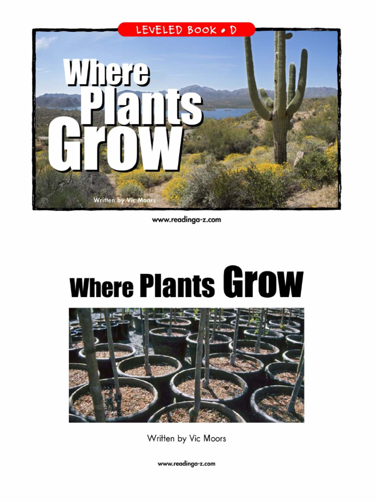 Where Plants Grow (横） | PDF