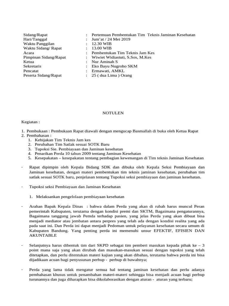 Notulen | PDF