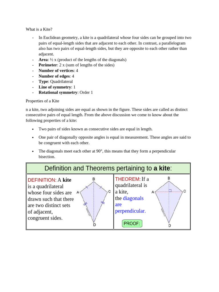 What Is A Kite | PDF