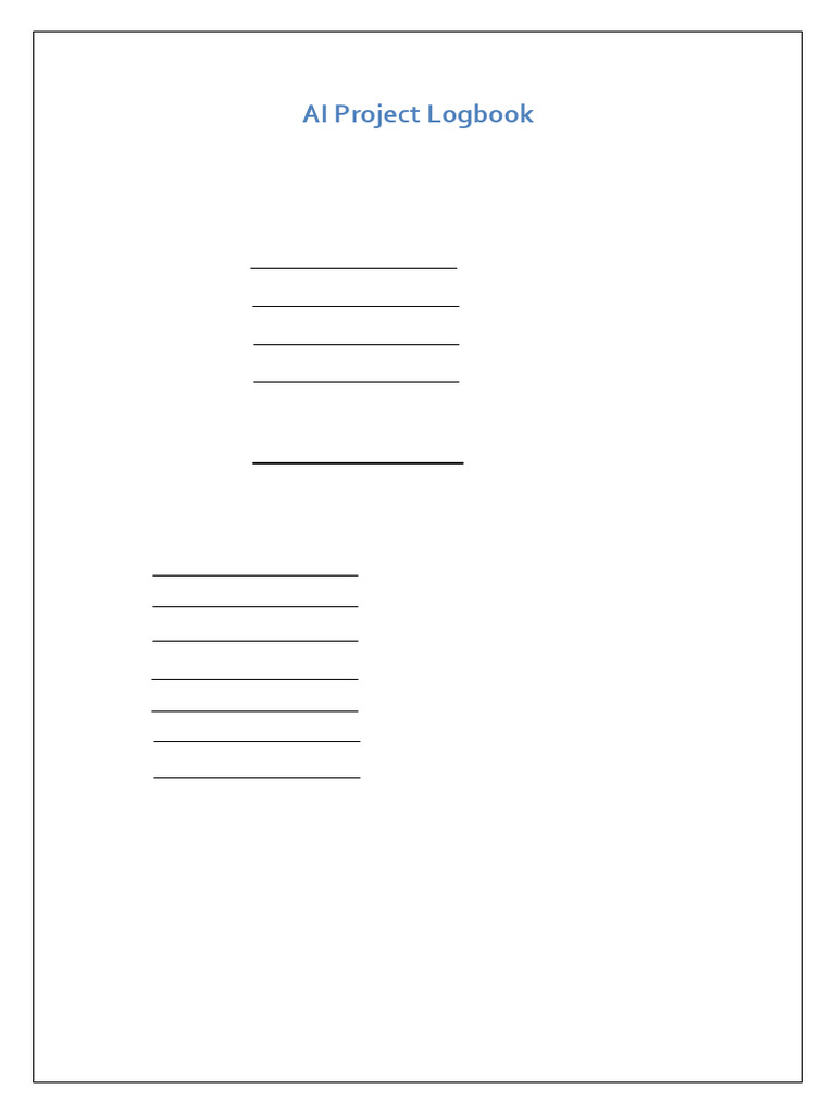 Log Book | PDF
