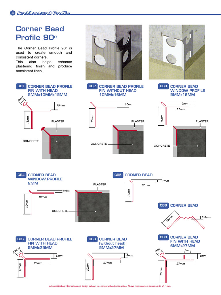 Scanwolf Cornerbead Catalogue | PDF
