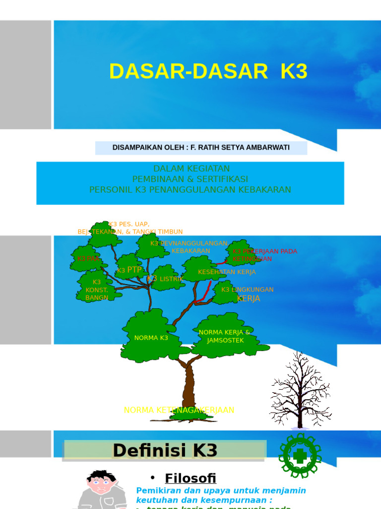 DASAR-DASAR K3 - Ratih-1 | PDF