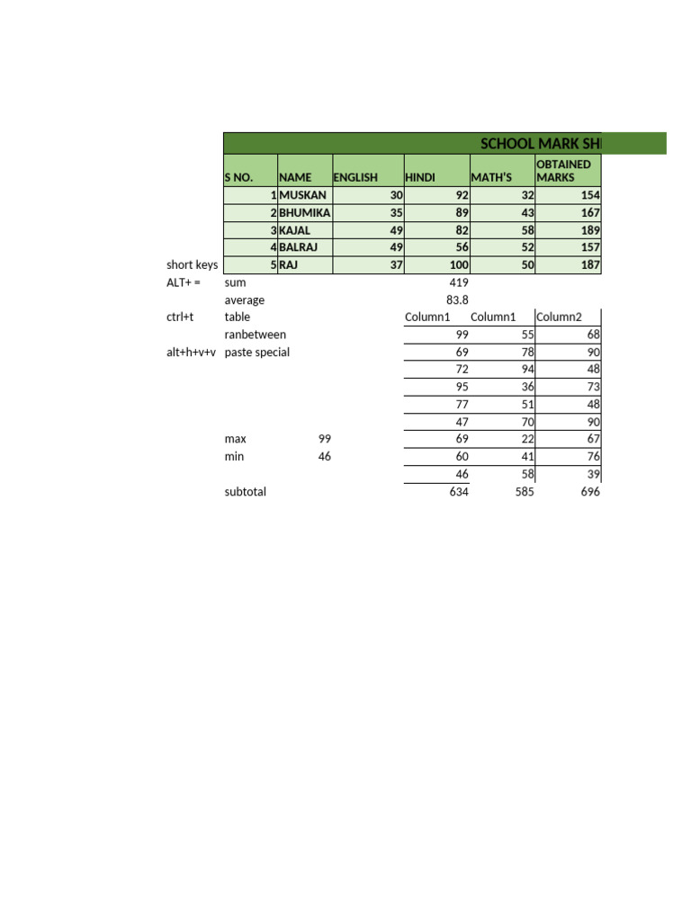 Practice File 2 | PDF