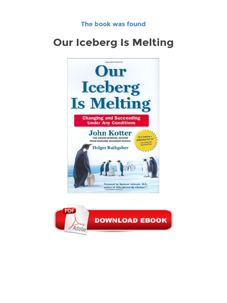 Our Iceberg Is Melting | PDF