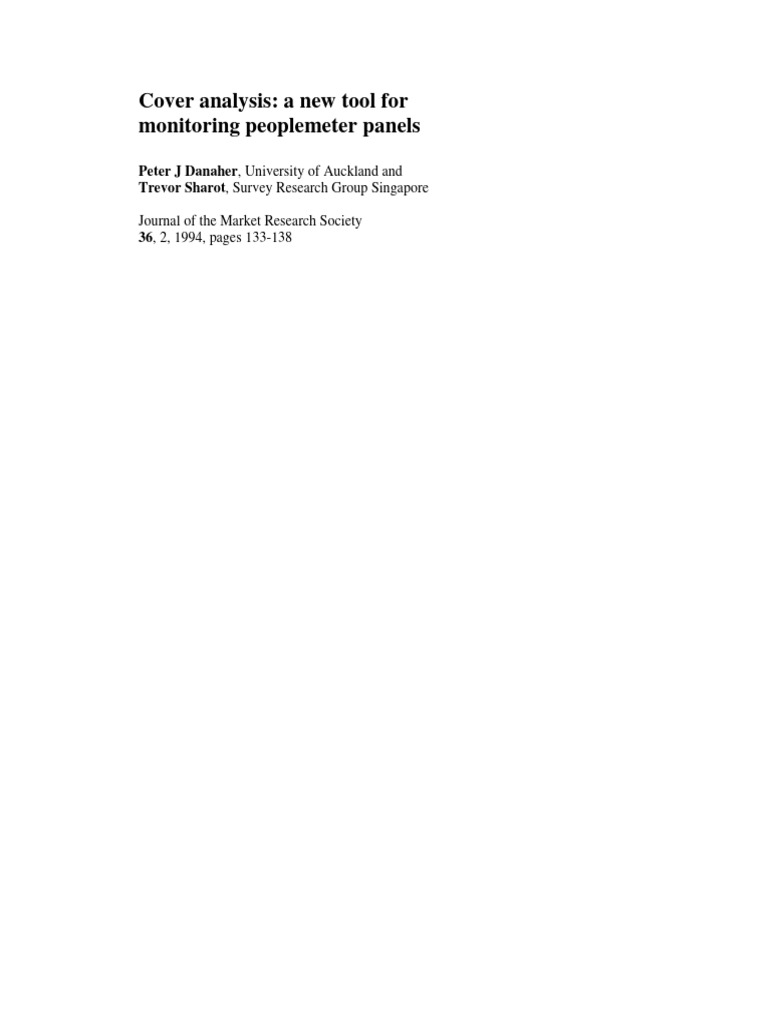 Cover Analysis | PDF
