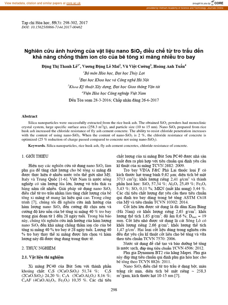 Nghien Cu NH HNG Ca VT Liu Nano S | PDF