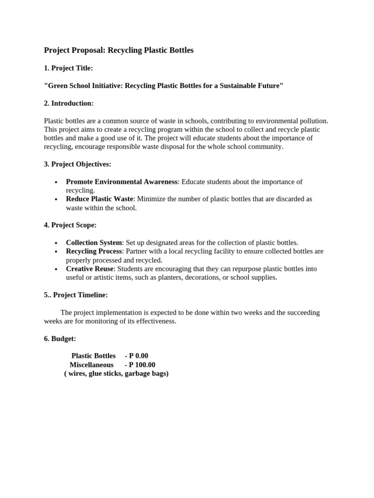 Project Proposal 1 | PDF