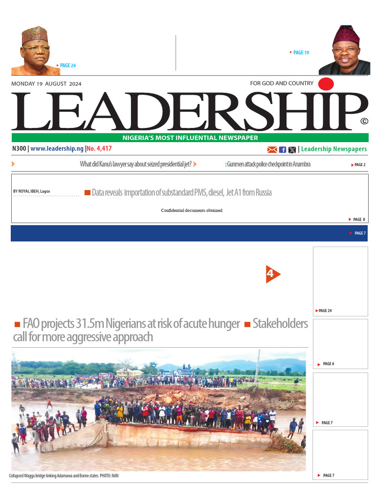 Leadership EPaper 19th August 2024 | PDF