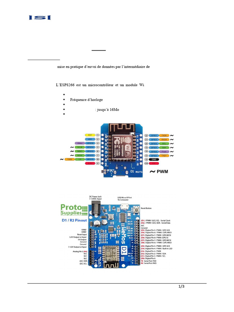 TP1 Esp8266 | PDF