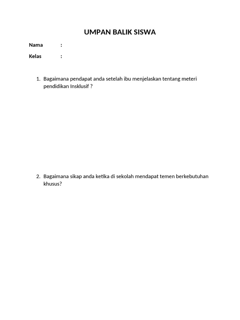 Umpan Balik Rekan Sejawat Modul 3 | PDF