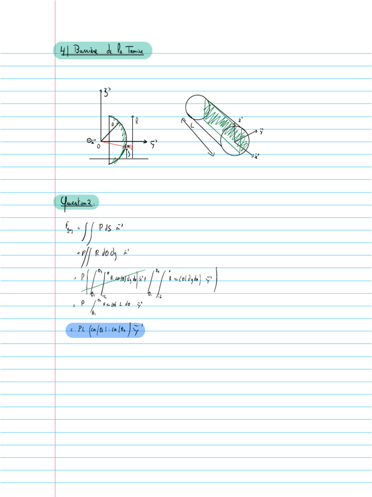 TD de Modélisation Des Actions Mécaniques | PDF