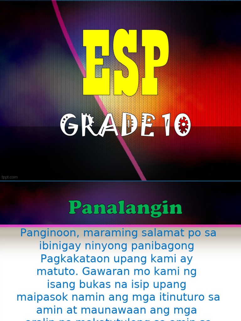 Esp10-Aralin 3 | PDF
