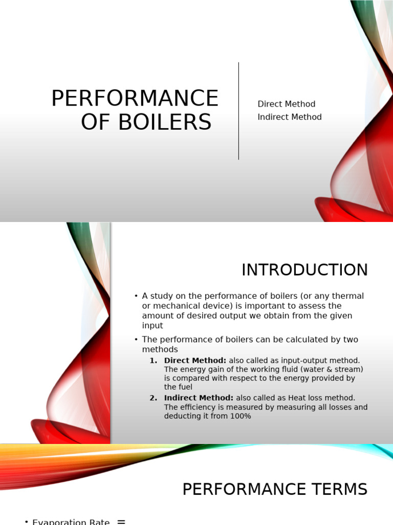 Performance of Boilers | PDF