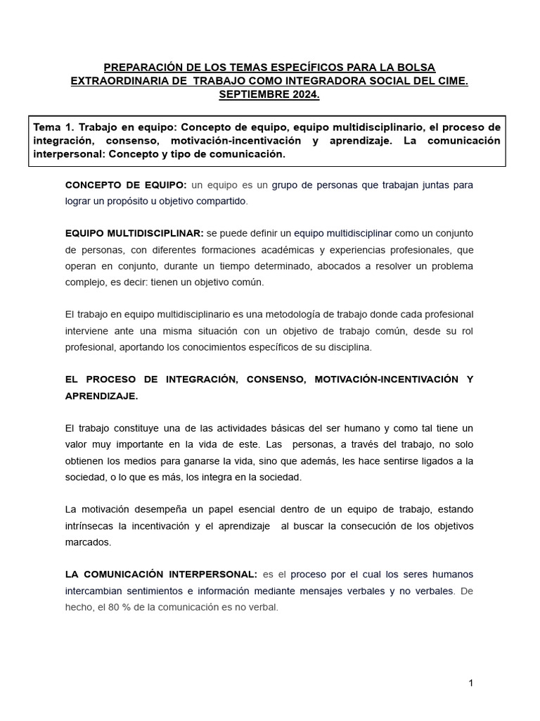 Resumen Temas Específicos-1 | PDF | Comunicación | Evaluación