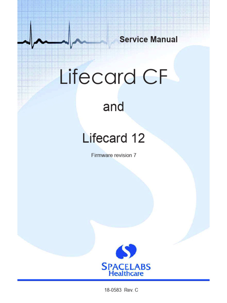 Delmar Reynolds Lifecard CF, 12 - Service Manual | PDF