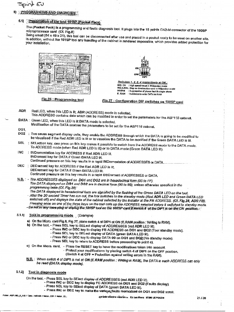 EV Sprint Programing and Diagosis | PDF