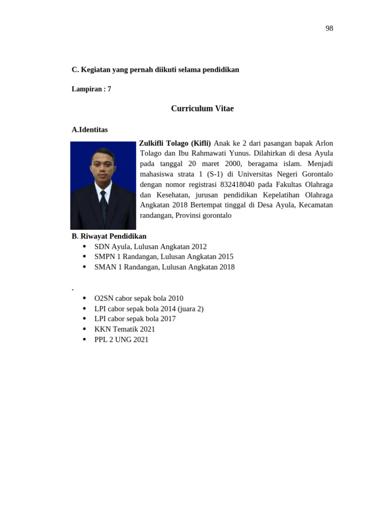 23 Curriculum Vitae (2) Isdar | PDF