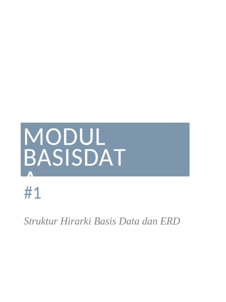 MODUL-basis-data | PDF