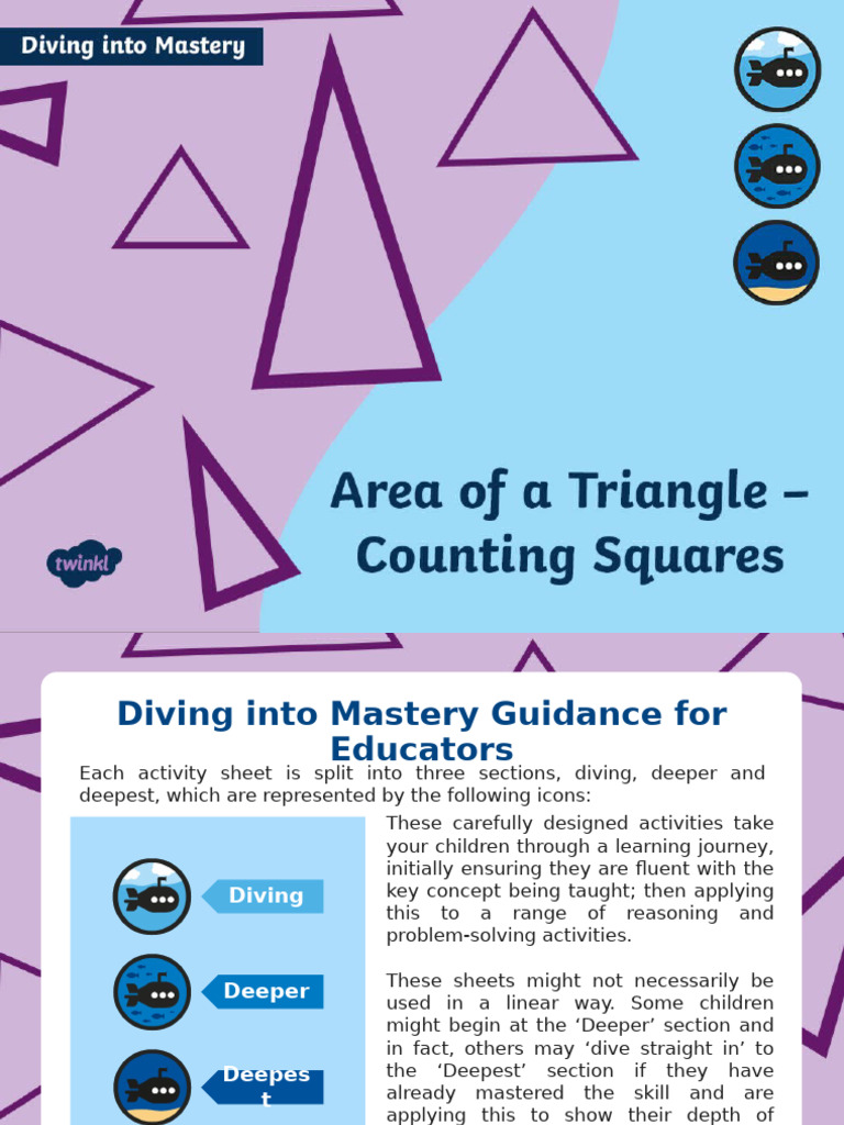 Area Of A Triangle Pdf