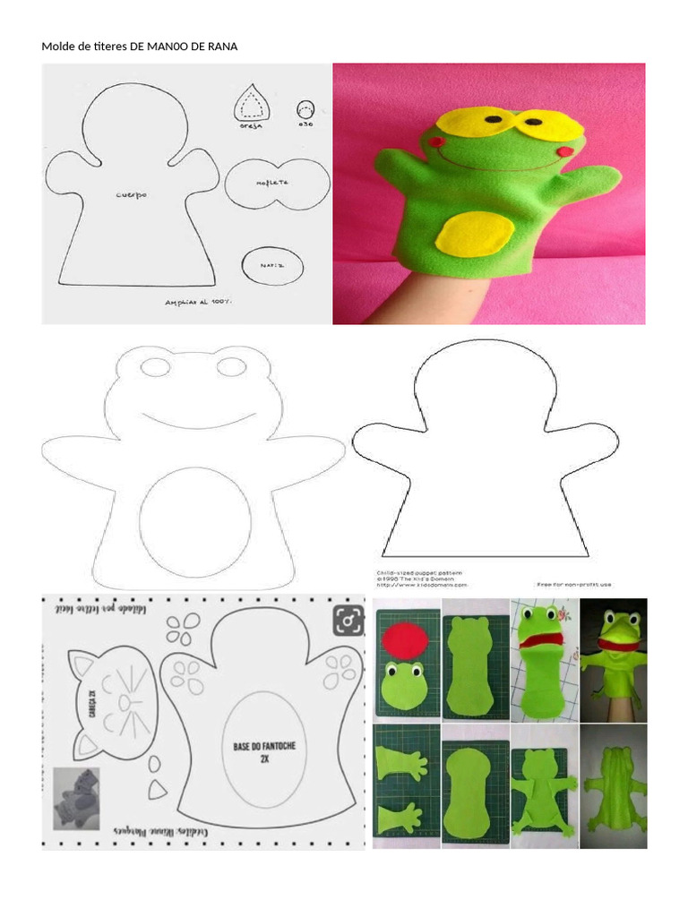 Molde de Titeres | PDF