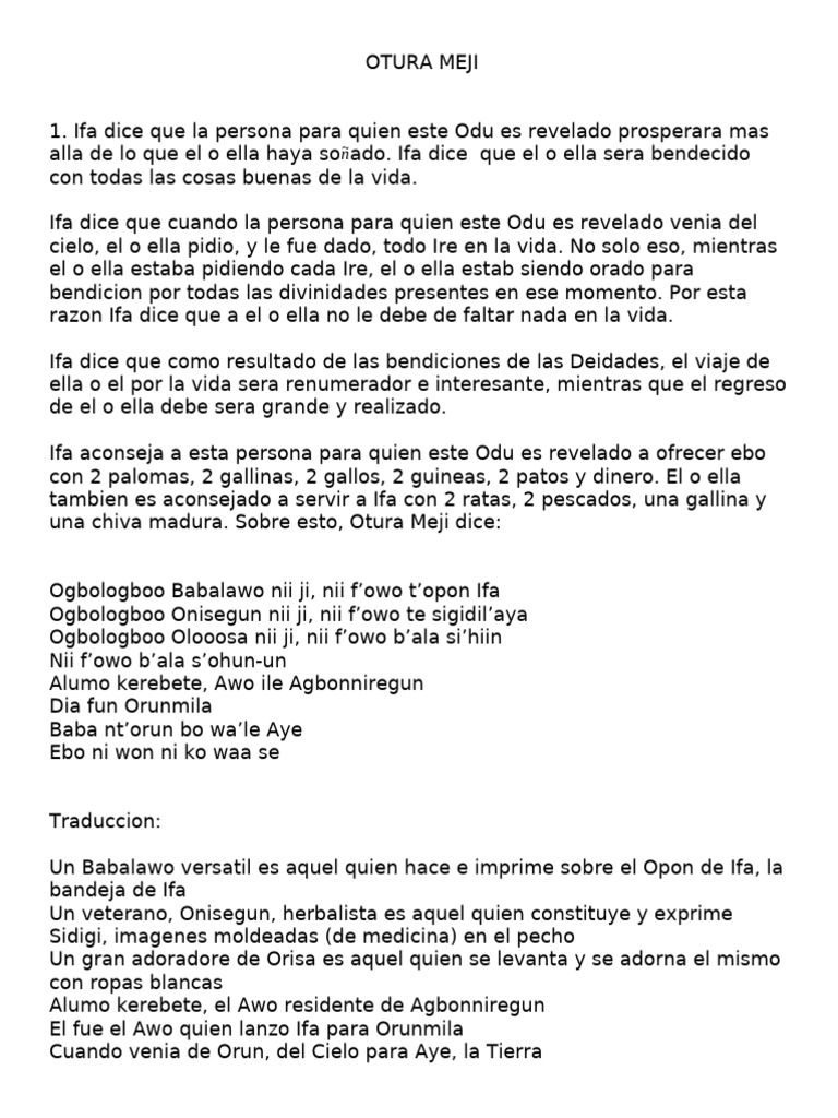 13 - Otura Meji | PDF