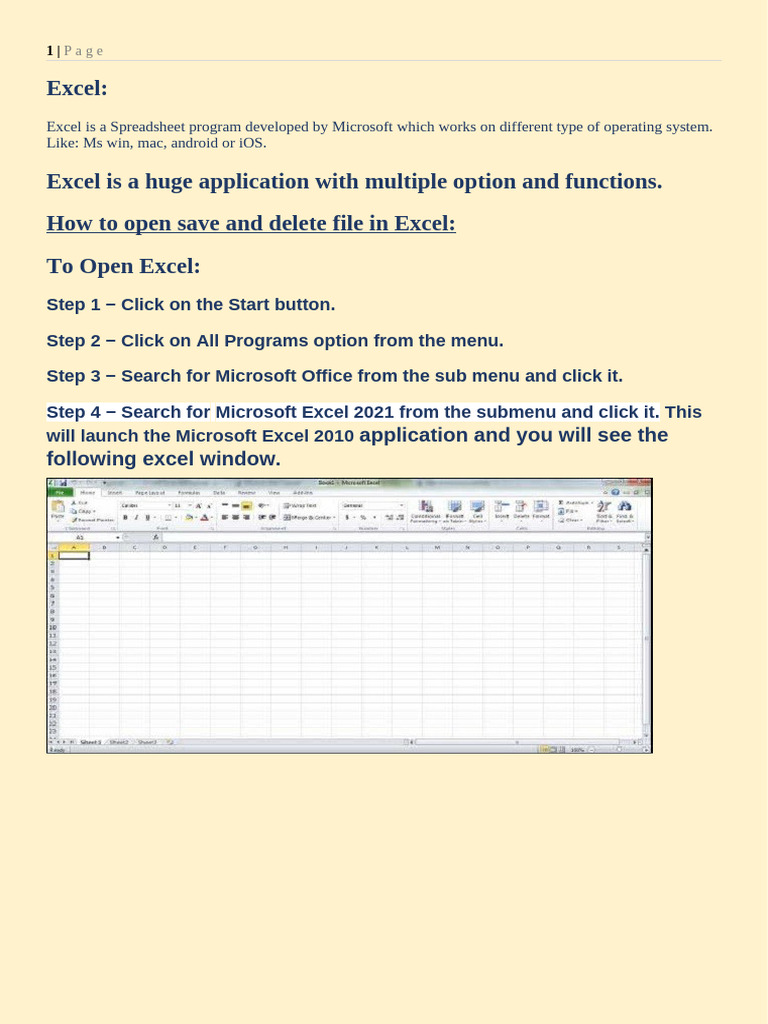 Excel | PDF