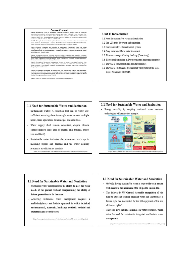 Unit 1: Introduction: Course Content | PDF