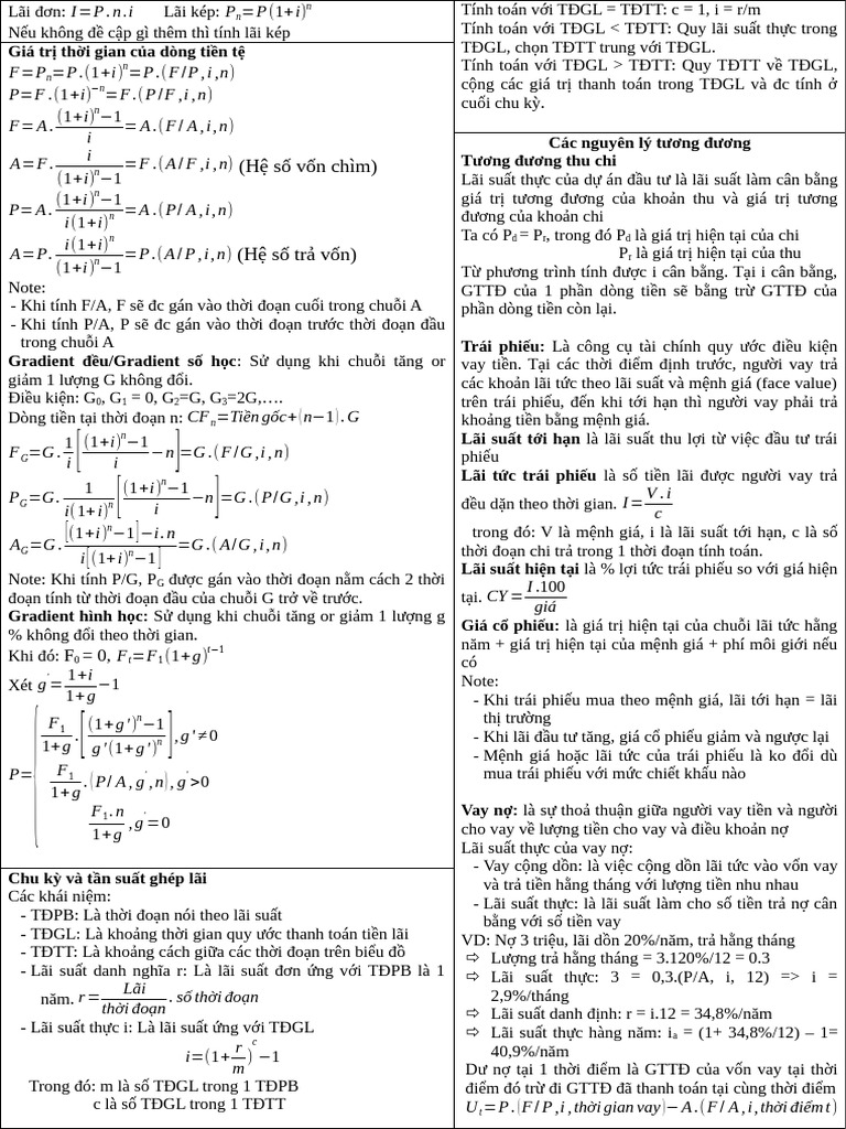 Tóm tắt KTKT | PDF