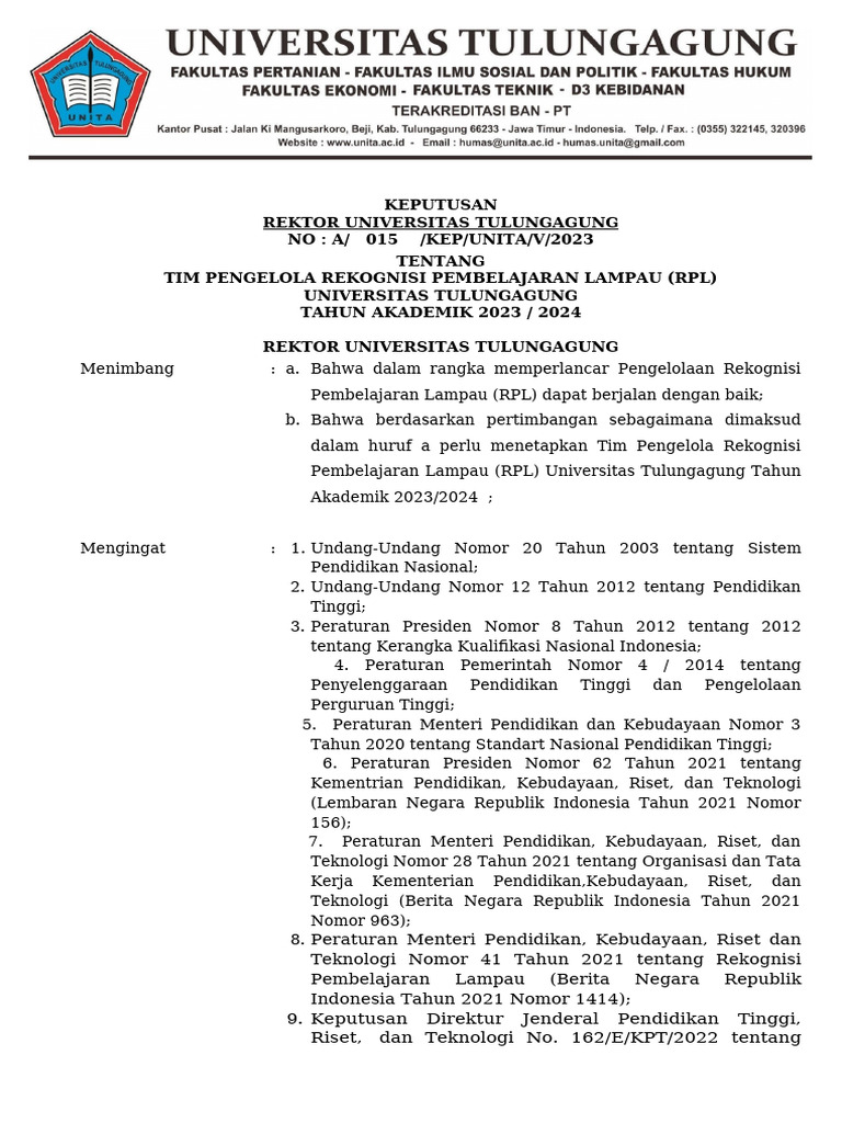 SK Tim Penglola RPL FIX | PDF