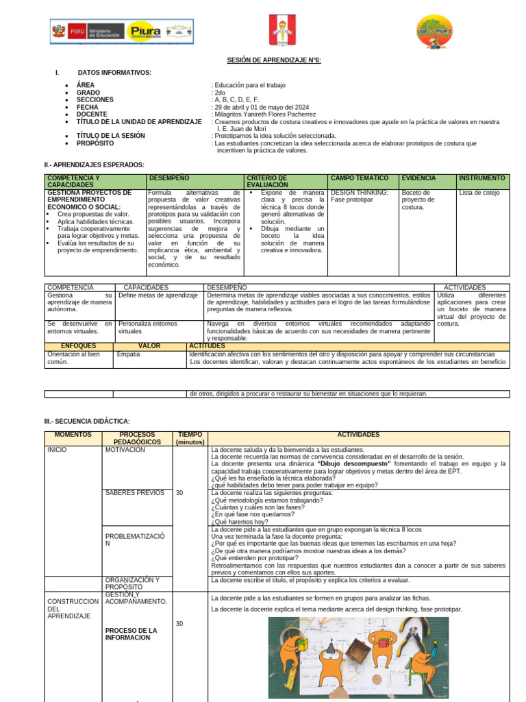 SESION EPT 2DO ACT 05 29 y 01 mayo | PDF