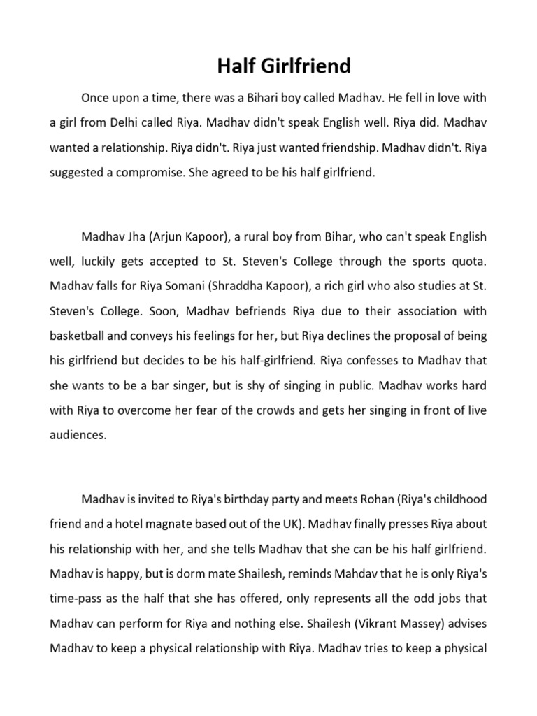Half Girlfriend | PDF