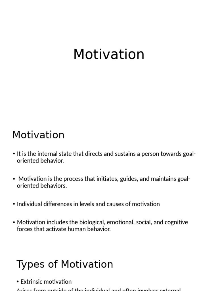 Motivation, Emotion and Stress | PDF Motivation, Emotion and Stress | PDF