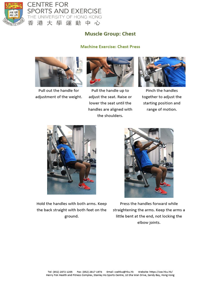 Exercises SHSC Chest | PDF
