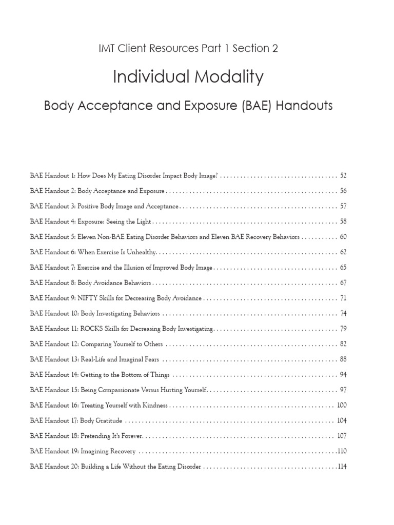 Client Resources Individual Modality 2 ...