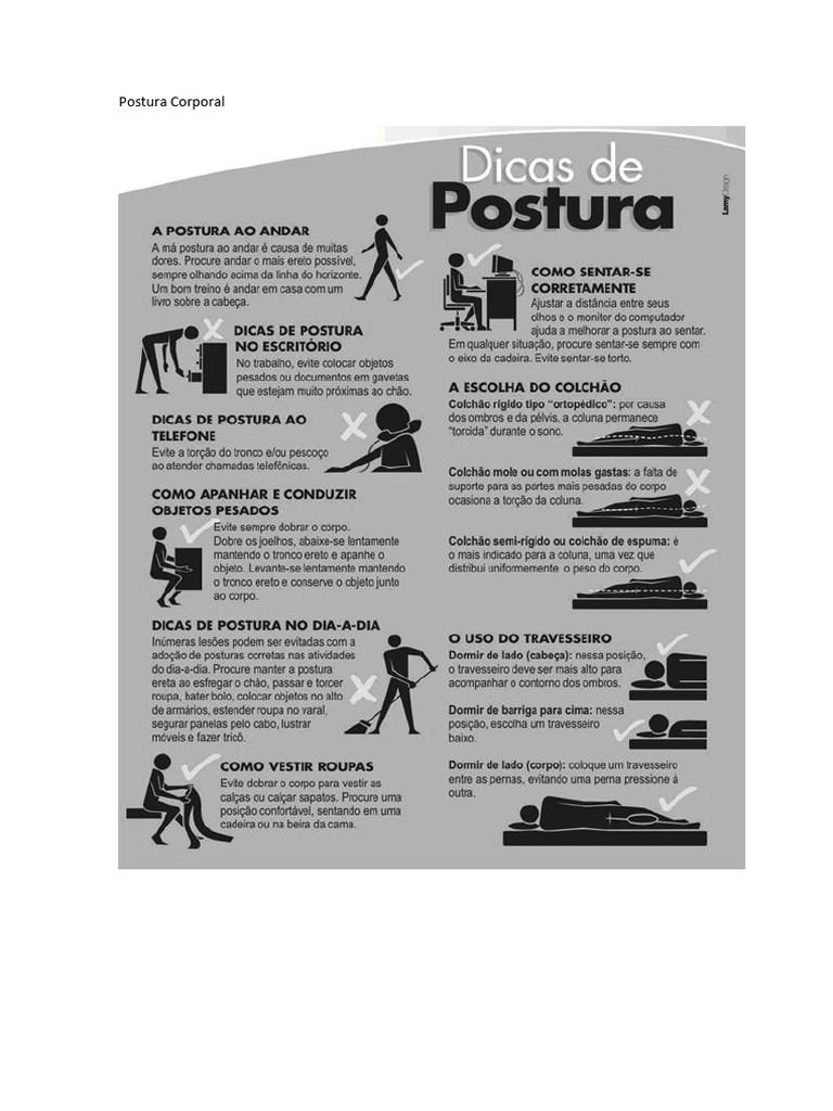 Dicas-de-Postura-Corporal | PDF