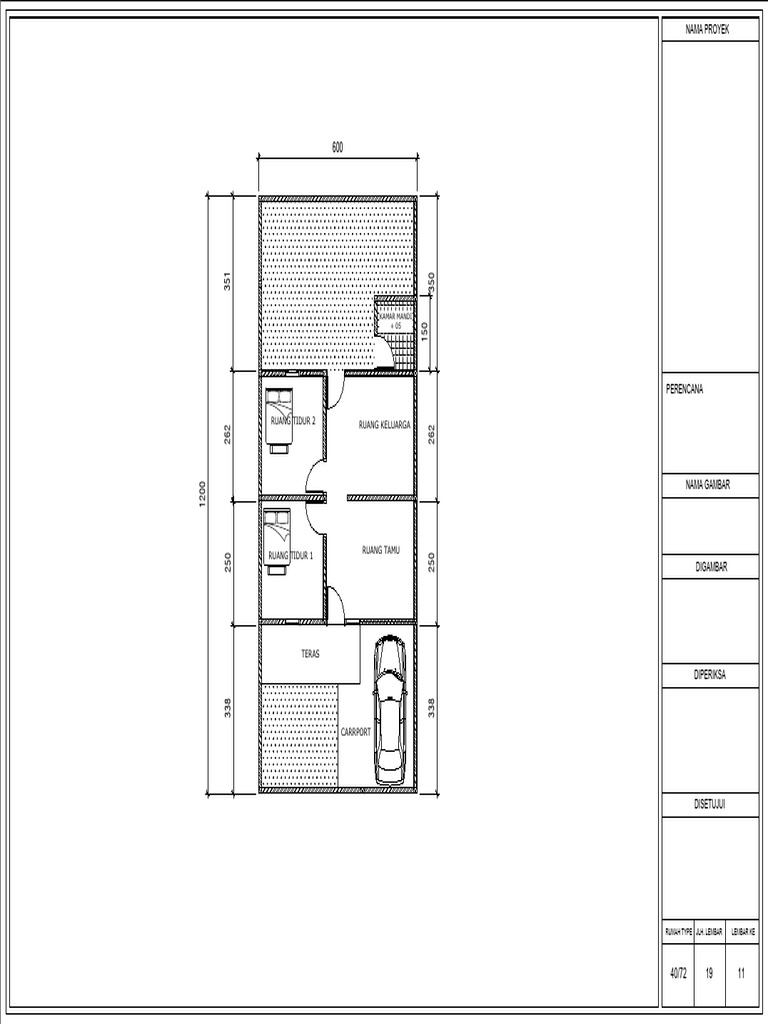 Denah Rukos Unila-Model | PDF