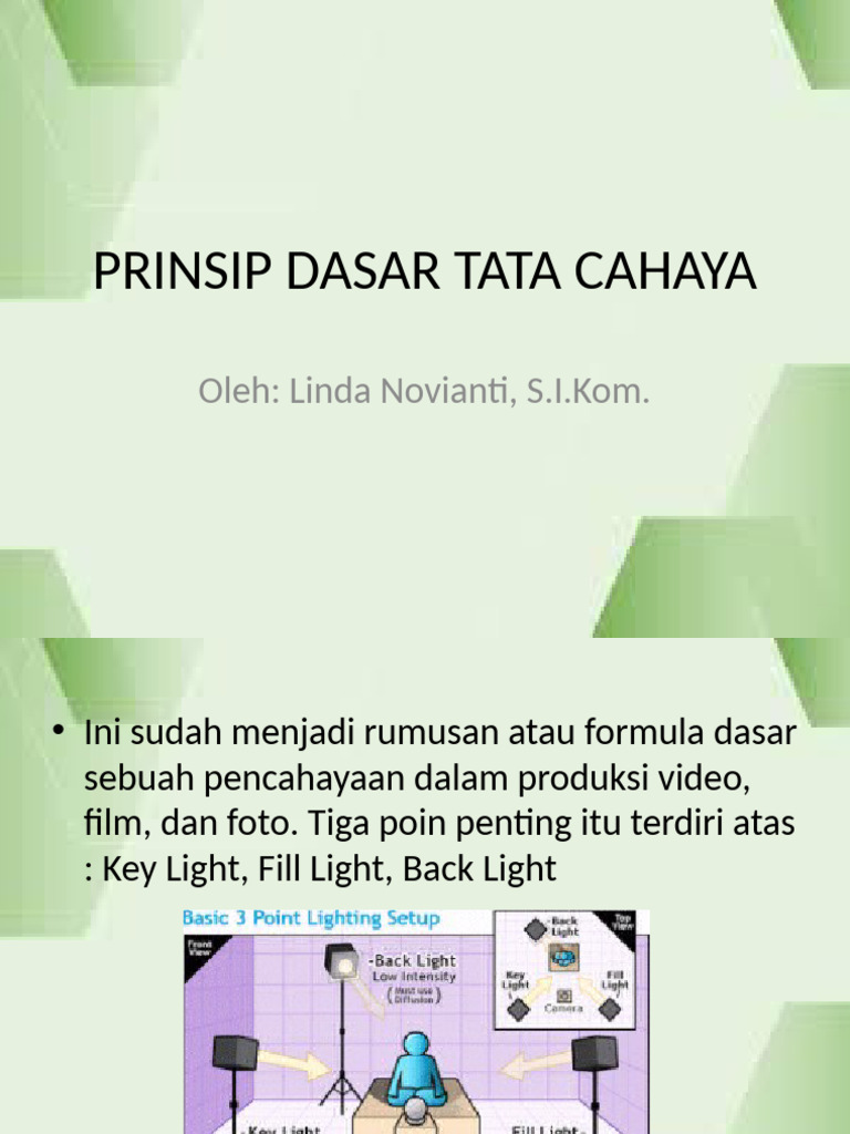 Prinsip Dasar Tata Cahaya | PDF