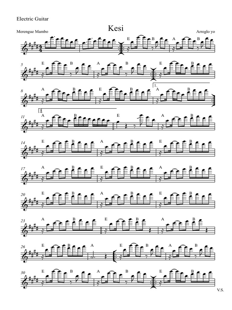 kesi - Electric Guitar | PDF