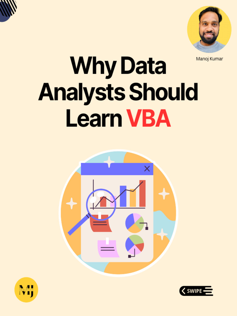 Why Data Analysts Should Learn VBA | PDF