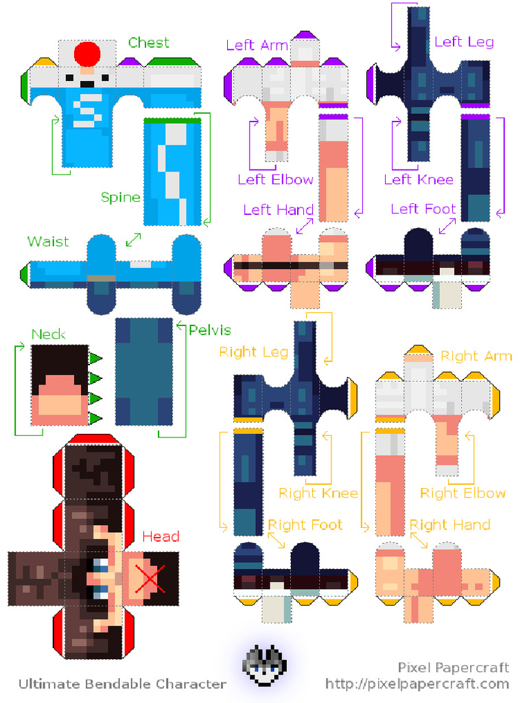 Minecraft Bendable Character (3) | PDF