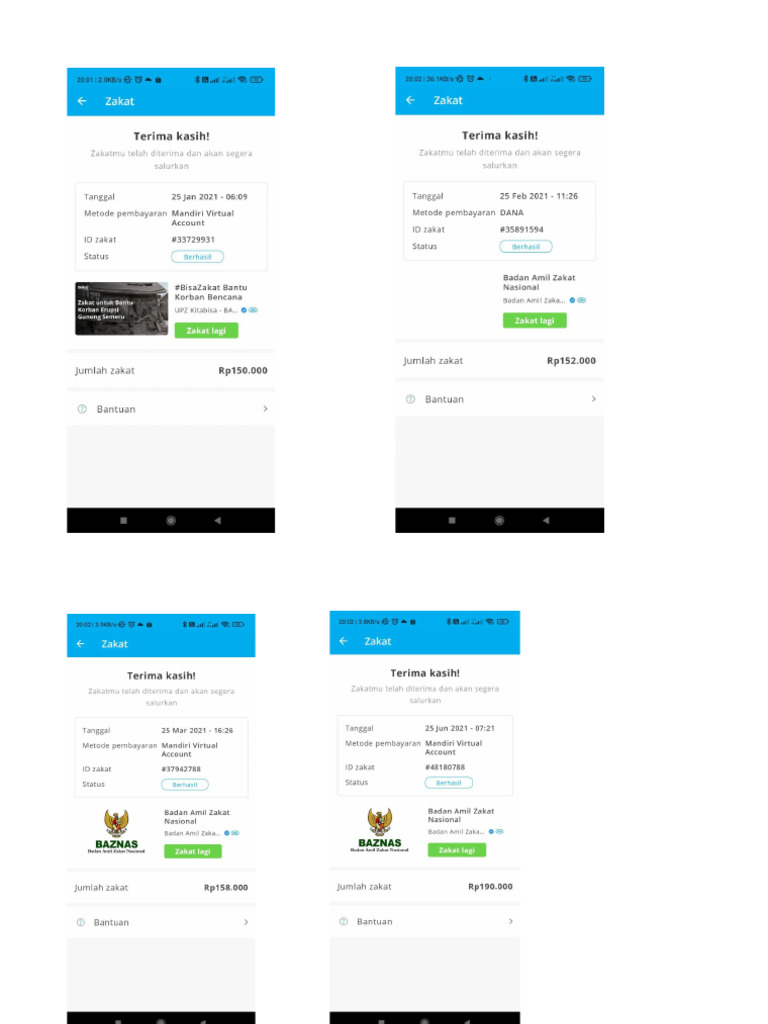 Lampiran Zakat 2021 | PDF